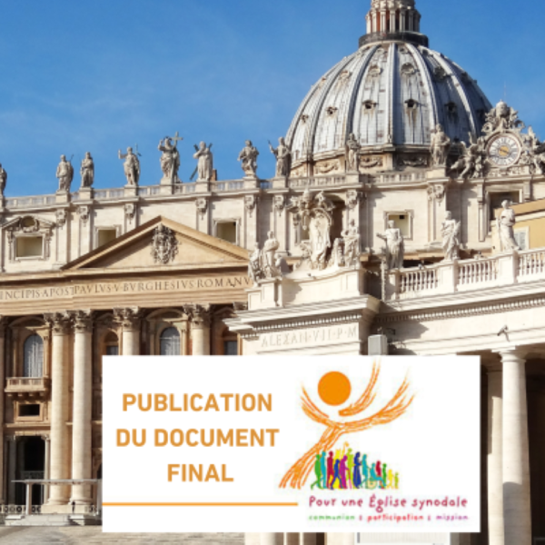 Synode sur la synodalité : le document final est publié - Communication diocèses de Savoie